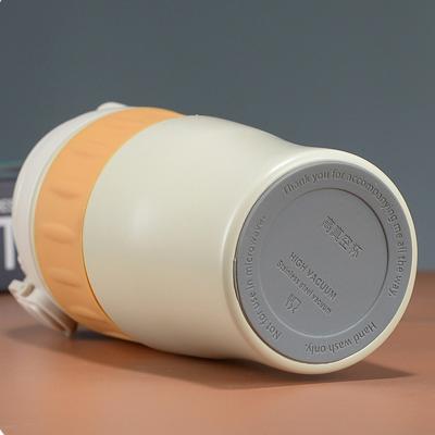 중국 500ML 가루와 함께 휴대용 스테인레스 스틸 커피 머그 누출 방지 여행 머그 단열 판매용