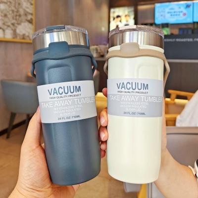 Chine Tout-en-un 710ML double paroi personnalisé Logo Café Tumbler Parfait pour votre entreprise à vendre