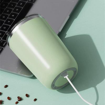 Chine Plus de déversements 350 ml tasse de café en acier inoxydable avec mélangeur magnétique automatique à vendre