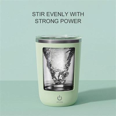 Chine Plus de déversements 350 ml tasse de café en acier inoxydable avec mélangeur magnétique automatique à vendre
