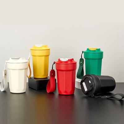 Chine Coupe de café isolée sous vide en acier inoxydable 420 ml, tasse octogonale en diamant avec poignée à vendre