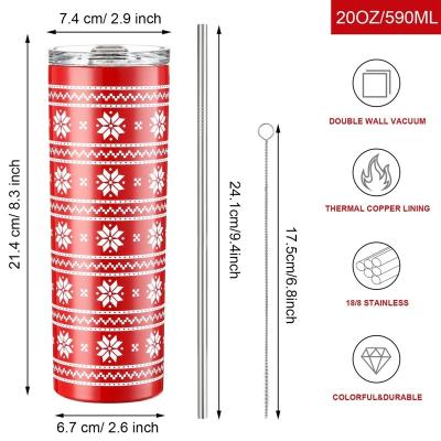 Κίνα 20oz Sublimation Tumblers Occasion Giveaways Custom Logo χονδρικό χριστουγεννιάτικο καφέ κούπα προς πώληση