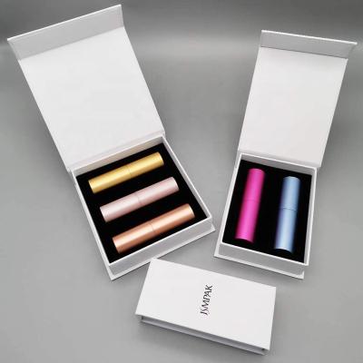 China Custom Logo Luxury Mini Empty 5Ml 10Ml 30Ml Refillable Fragrance Atomizer Perfume Bottle With Box for sale