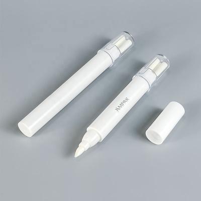 China Customizable Empty Nail Polish Corrector Nail Edge Cleaning Instant Stain Remover Pen With Replaceable Tips for sale