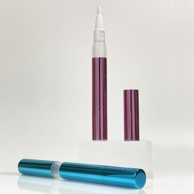 China Empty Metal Multi-function Nail Cuticle Oil Cosmetic Twisting Pen 2ml for sale