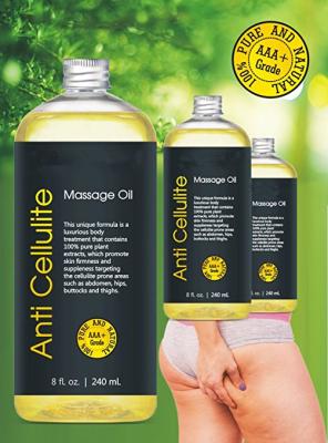 Chine Cellulites d'usines de 100% anti d'extraits de corps d'huile pure de massage favorisant la fermeté de peau à vendre