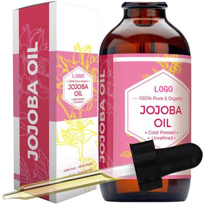 Chine Huiles essentielles pures d'acide myristique, huile organique du jojoba 100 pour la croissance de cheveux à vendre