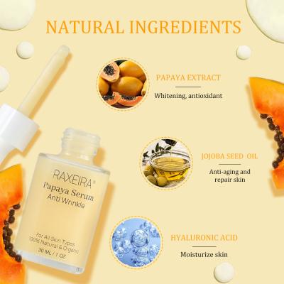 Chine Sérum organique de visage de papaye liquide avec l'anti ride d'acide hyaluronique à vendre