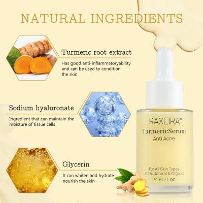 Chine Anti acné de safran des indes blanchissant le sérum organique de visage 30ml/bouteille à vendre