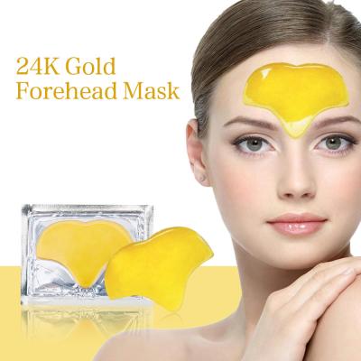 Chine collagène Crystal Beauty Forehead Mask de masque protecteur de soins de la peau de l'or 24k à vendre