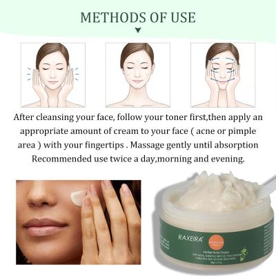 Chine Crème de visage de fines herbes de lissage de 100% et de nettoyage naturelle pour l'anti acné à vendre