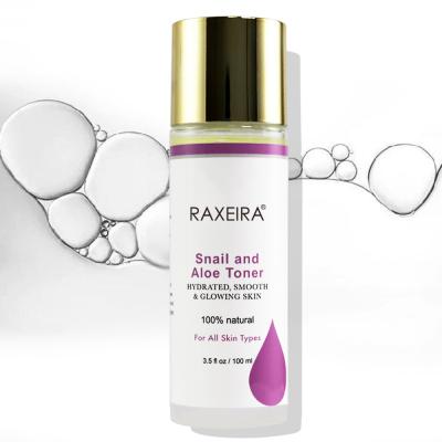 Chine Aloès naturel d'escargot de marque de distributeur nourrissant hydratant le toner de visage de peau à vendre