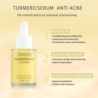 Chine Anti acné de soins de la peau naturels blanchissant le sérum orange de safran des indes pour le visage à vendre