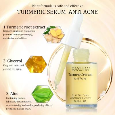 Chine Anti acné de soins de la peau naturels blanchissant le sérum orange de safran des indes pour le visage à vendre