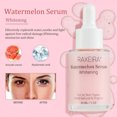 Chine Lait nourrissant anti-vieillissement de fruit de visage d'extrait de pastèque d'avocat de réparation de nuit de sérum organique naturel de fruit de marque de distributeur à vendre