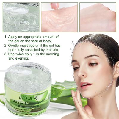 Chine Hydrater organique naturel de la marque de distributeur 100%, blanchir et aloès Vera Gel 500ml d'éclairage à vendre