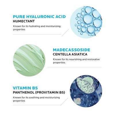 Chine Sérum chaud d'acide hyaluronique de marque de distributeur de vente pour le visage, avec la vitamine B5, anti-vieillissement à vendre