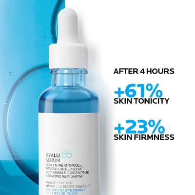 Chine Sérum chaud d'acide hyaluronique de marque de distributeur de vente pour le visage, avec la vitamine B5, anti-vieillissement à vendre