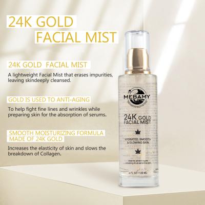 Chine Jet facial de brume de Vegan d'or de l'acide hyaluronique 24K pour tous les types de peau à vendre