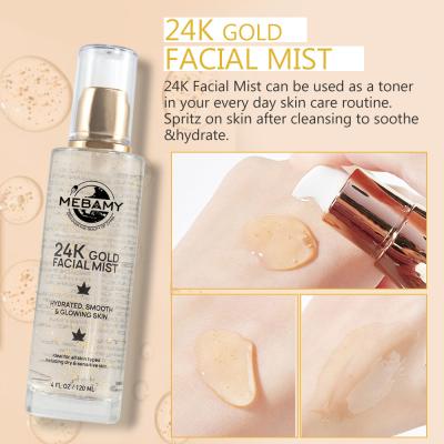 Chine Jet facial de brume de Vegan d'or de l'acide hyaluronique 24K pour tous les types de peau à vendre