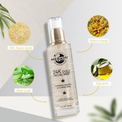 Chine Jet facial de brume de Vegan d'or de l'acide hyaluronique 24K pour tous les types de peau à vendre