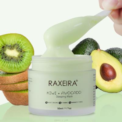 Chine Hydrater la couleur verte de Kiwi Avocado Night Sleep Mask 50ml à vendre