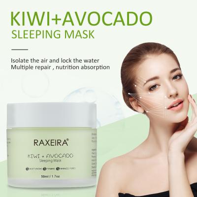 Chine Hydrater la couleur verte de Kiwi Avocado Night Sleep Mask 50ml à vendre