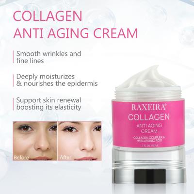 Chine crème hydratante faciale de collagène de crème de visage des soins de la peau 50ml blanchissant à vendre