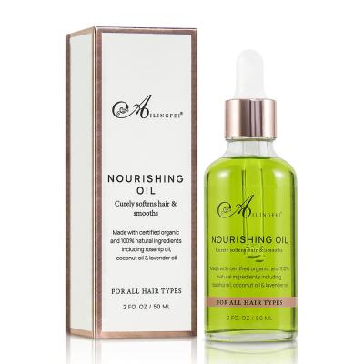 Chine Les graines de ricin naturelles de Rosmary de marque de distributeur Ginger Root Jojoba Seed Oil massent hydrater l'huile de cheveux nourrissante à vendre