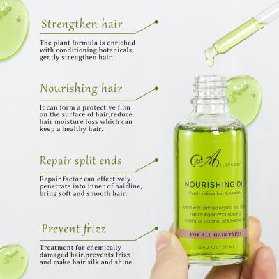 Chine Les graines de ricin naturelles de Rosmary de marque de distributeur Ginger Root Jojoba Seed Oil massent hydrater l'huile de cheveux nourrissante à vendre