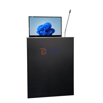 China 15.6"/17.3"/18.5" Hidden Desk Retractable Motorized Pop up Computer Mechanism LCD Monitor Lift for Paperless Conference System for sale