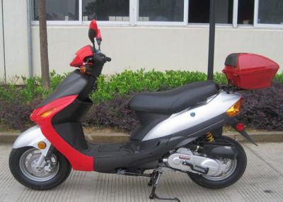 Chine L'air a refroidi la mini moto électrique adulte en aluminium rouge du scooter 50cc de vélo pleine à vendre