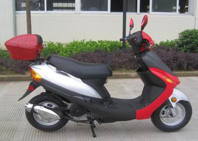 Chine L'air a refroidi la mini moto électrique adulte en aluminium rouge du scooter 50cc de vélo pleine à vendre