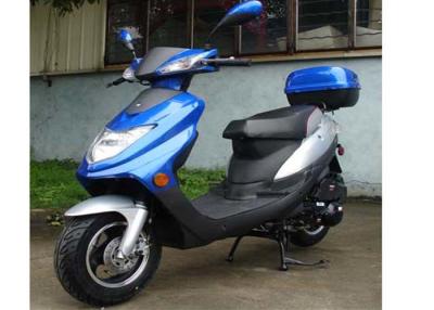 Κίνα 125cc ενήλικο μηχανικό δίκυκλο 4 κτύπημα 1 πλαίσιο τέσσερα μηχανών αργιλίου κυλίνδρων χρώμα με το μεγάλο οπίσθιο κιβώτιο προς πώληση