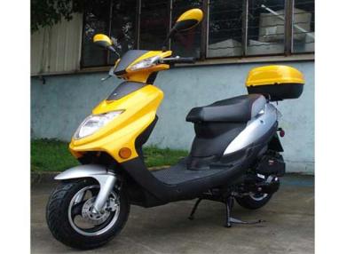 Κίνα 125cc ενήλικο μηχανικό δίκυκλο 4 κτύπημα 1 πλαίσιο τέσσερα μηχανών αργιλίου κυλίνδρων χρώμα με το μεγάλο οπίσθιο κιβώτιο προς πώληση