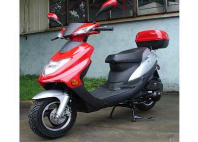 Κίνα 125cc ενήλικο μηχανικό δίκυκλο 4 κτύπημα 1 πλαίσιο τέσσερα μηχανών αργιλίου κυλίνδρων χρώμα με το μεγάλο οπίσθιο κιβώτιο προς πώληση