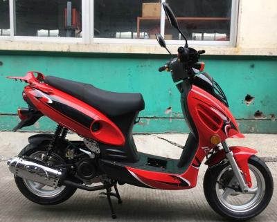 중국 50cc CVT 강제 통풍에 의하여 냉각되는 소형 자전거 스쿠터 정면 원판 후방 드럼 브레이크 판매용