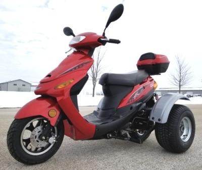 Κίνα 50cc τρίτροχο μοτοποδηλάτων ύφους μηχανικών δίκυκλων επαναστάσεων 49cc Trike προς πώληση