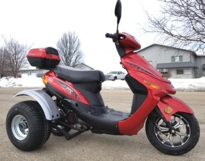 Κίνα 50cc τρίτροχο μοτοποδηλάτων ύφους μηχανικών δίκυκλων επαναστάσεων 49cc Trike προς πώληση