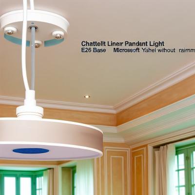 China CHATELET Linear Pendant Light with E26 Base for Ceiling Installation for sale