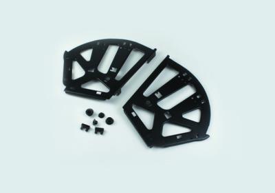 Cina I montaggi dell'hardware della mobilia per il nero un metallo di tre strati calza lo scaffale in vendita