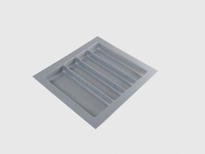 Chine 530 x 485x 50mm ont adapté le plateau en plastique gris de couverts pour le tiroir de cuisine à vendre