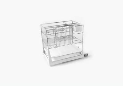 Chine Accessoires convenables de traction de finition de chrome de cuisine en acier de panier 460x320x450mm à vendre