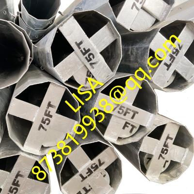Cina Palo in acciaio dodecagonale per trasmissione interrata da 75FT 69KV Classe 3 in vendita