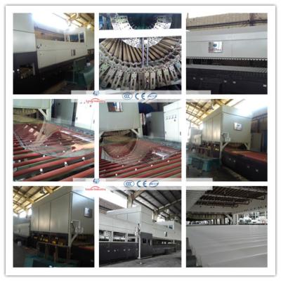 Cina Fornace di tempera e di piegamento di vetro architettonico/macchina di vetro di indurimento in vendita