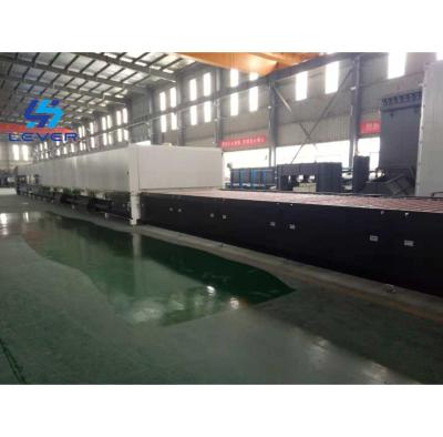 China Doppeltes Kammer-Flachglas, das Maschine des ausgeglichenen Glases des Ofens mildert zu verkaufen