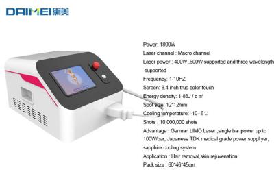 Cina Macchina compatta 808nm 755nm 1064nm Epilator permanente di depilazione del laser del salone in vendita
