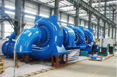 China Turbina hidráulica de Francisco de la alta cabeza, turbinas hidráulicas verticales y horizontales del flujo axial del poder en venta