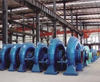 China Turbina hidráulica de Francisco de la eficacia alta, turbina horizontal del poder de agua 50MW con la alta cabeza en venta