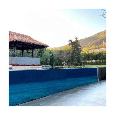 Cina Piscine infinite all'aperto in superficie Fibra di vetro Lucite Densità acrilica 1,2 g/cm3 in vendita